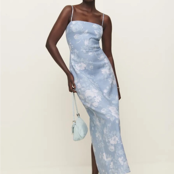 Reformation | Dresses | Brand New Reformation Frankie Linen Maxi Dress ...